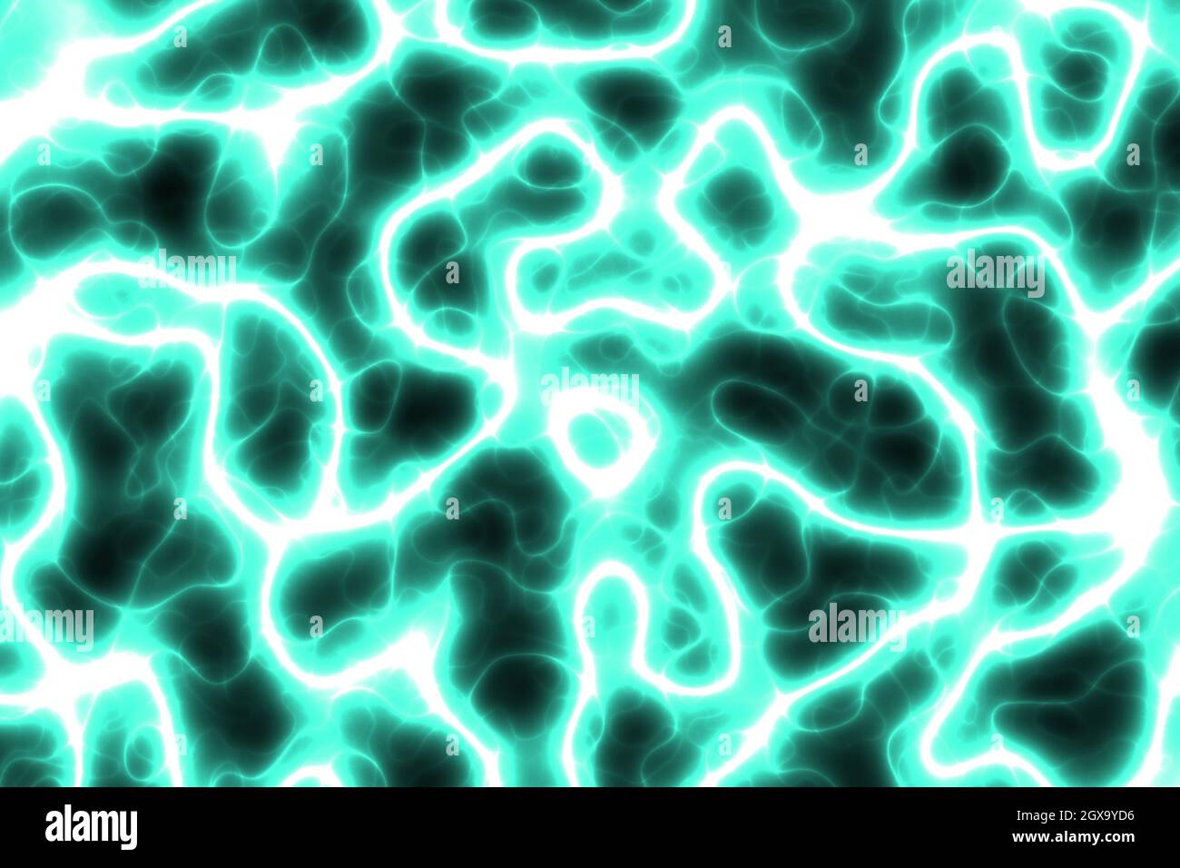 modern teal, sea-green electric curves digitally made texture or ...