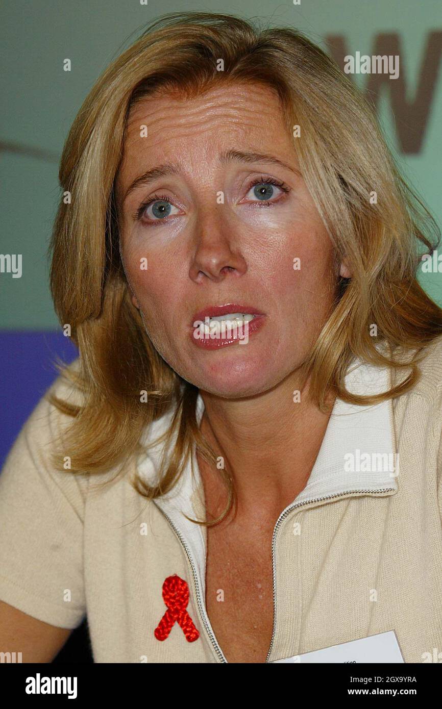 Emma Thompson at the Global Coalition on Women and Aids Stock Photo - Alamy