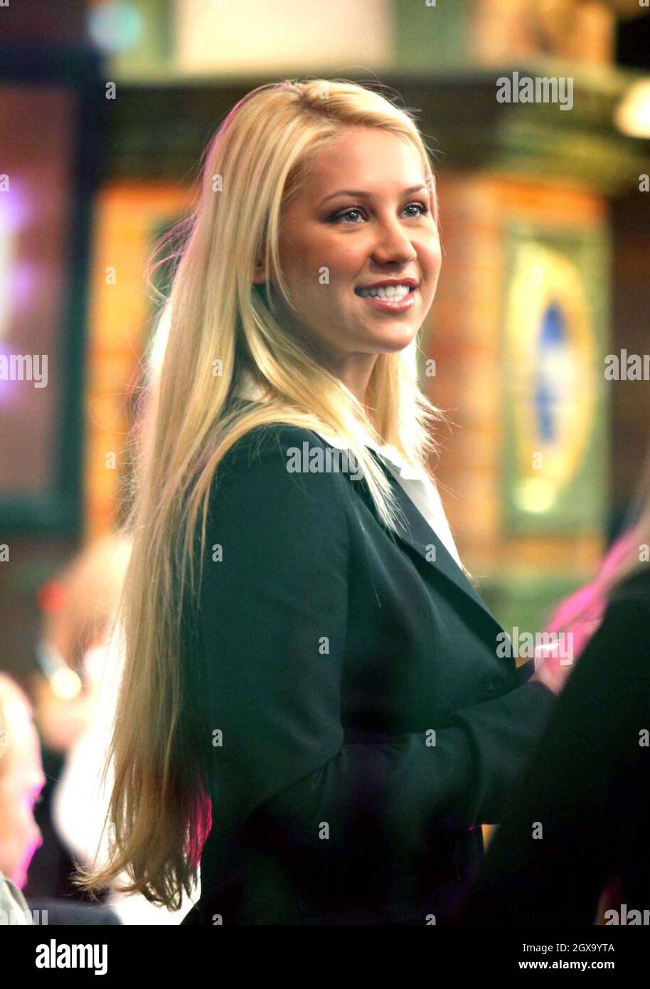 Anna Kournikova On the Today Show in New York Stock Photo - Alamy