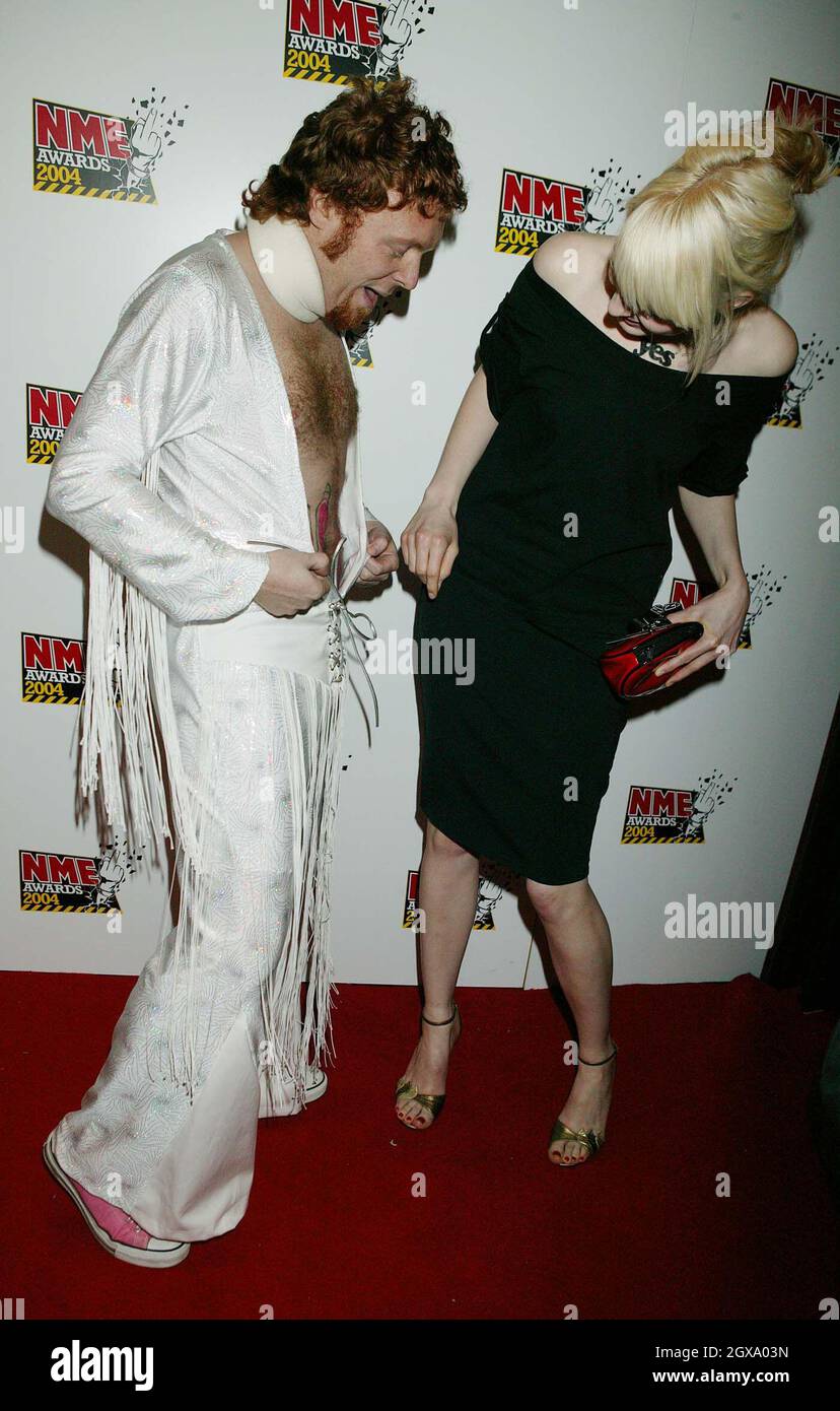 Avid Merrion with Laura Levine at the NME Awards at the Po Na Na in ...