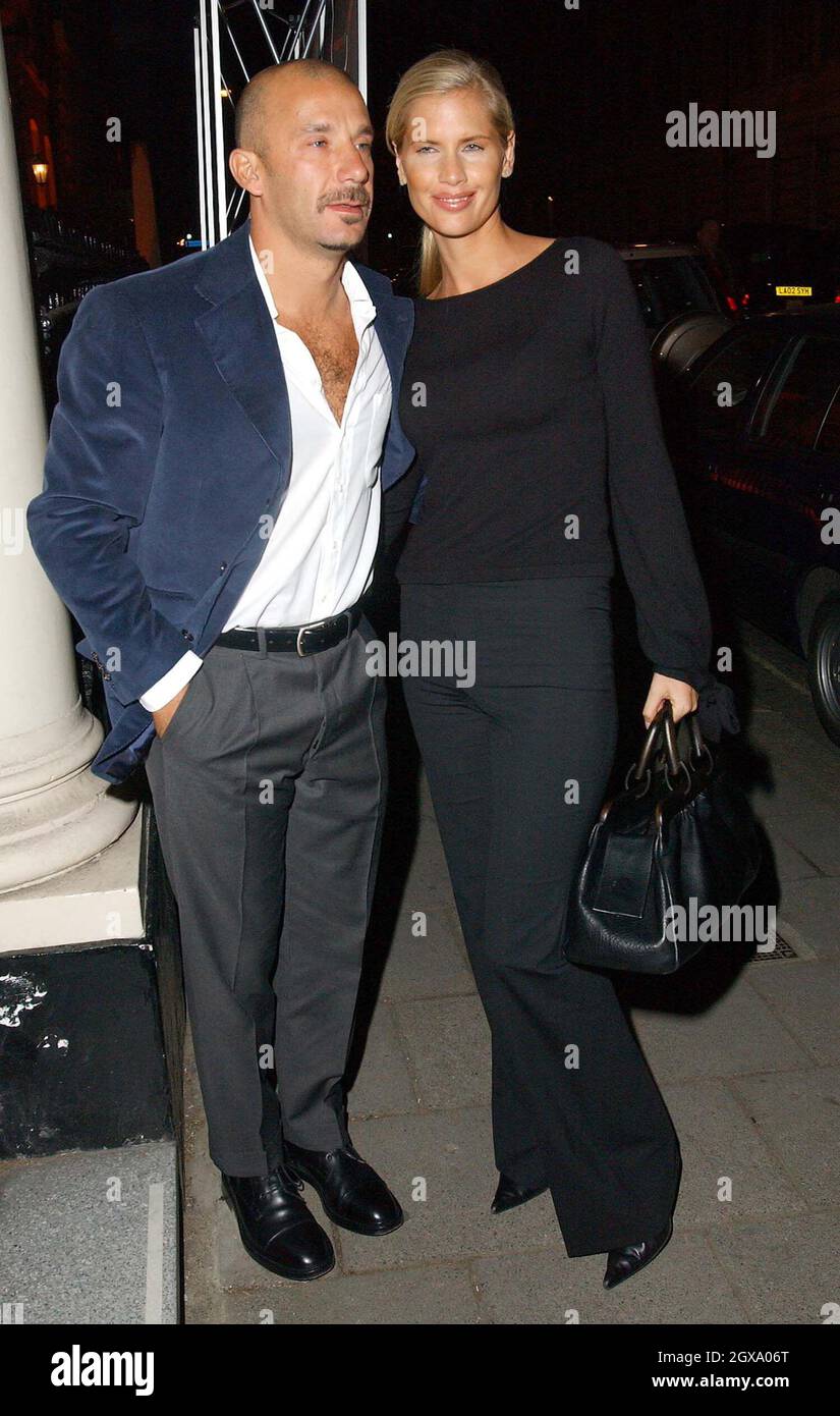 Gian Luca Vialli with stunning blonde with her son Zak's wife at the ...