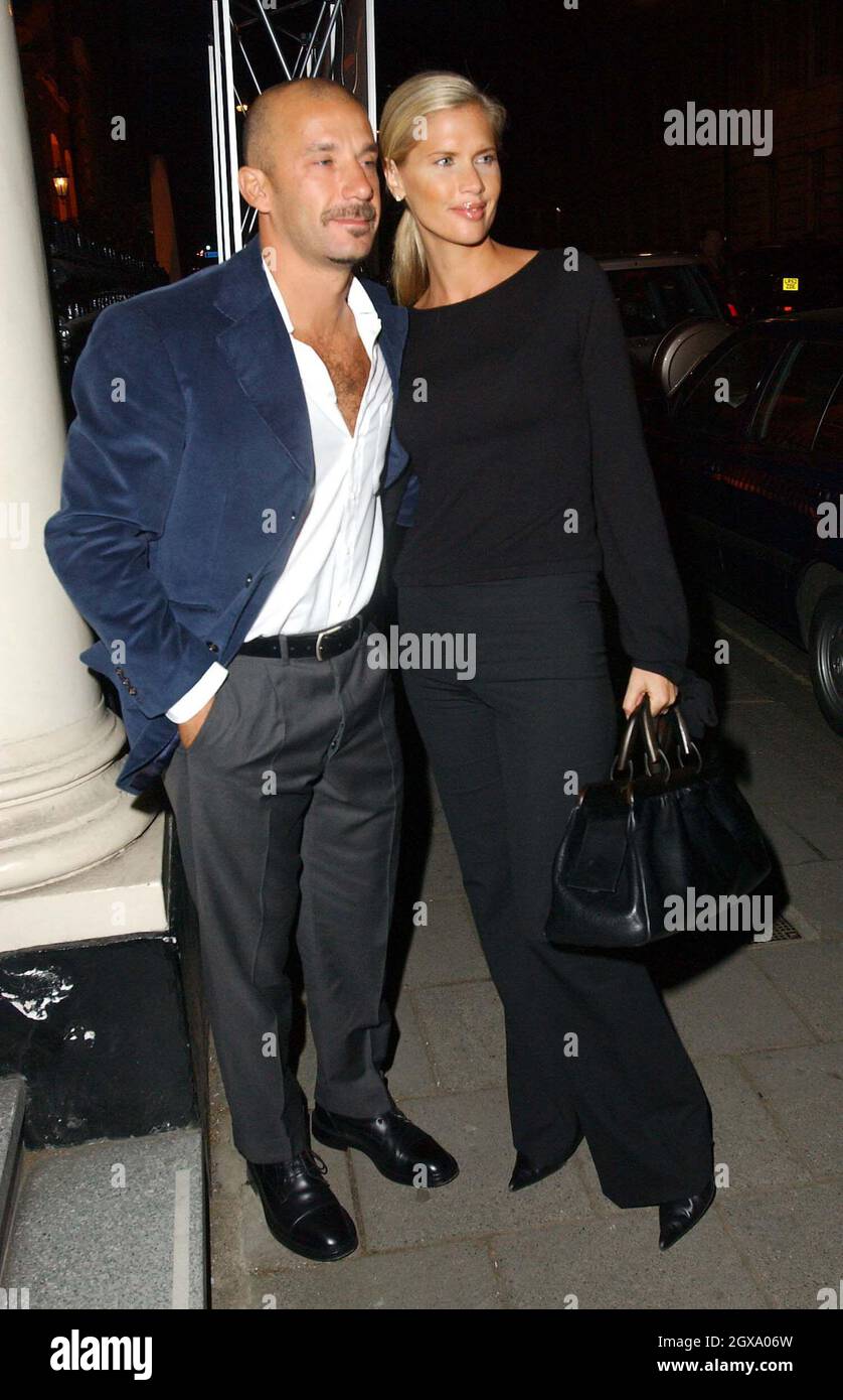 Gian Luca Vialli with stunning blonde with her son Zak's wife at the ...
