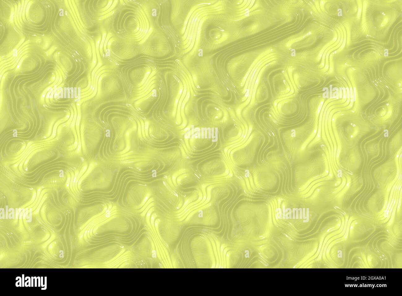 creative yellow water surface digital drawn texture illustration Stock ...