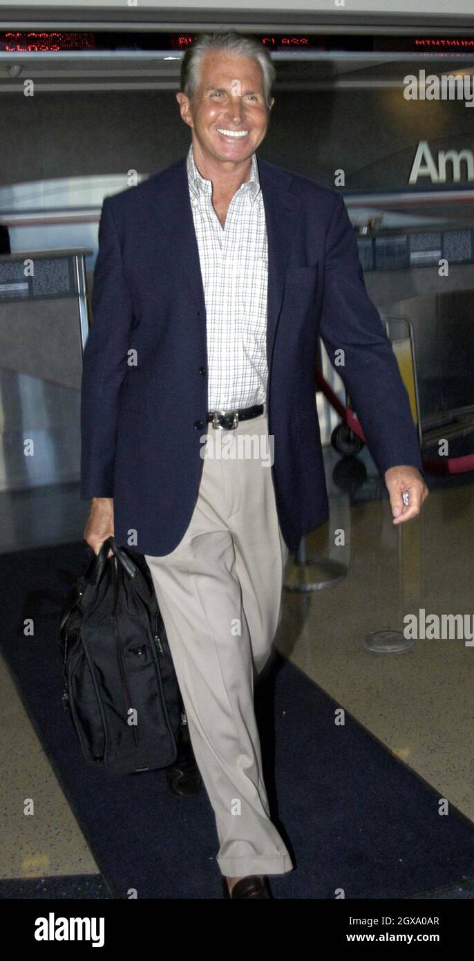 George Hamilton, Sean Stewart (ROD STEWART'S SON) and Ashley Hamilton ...