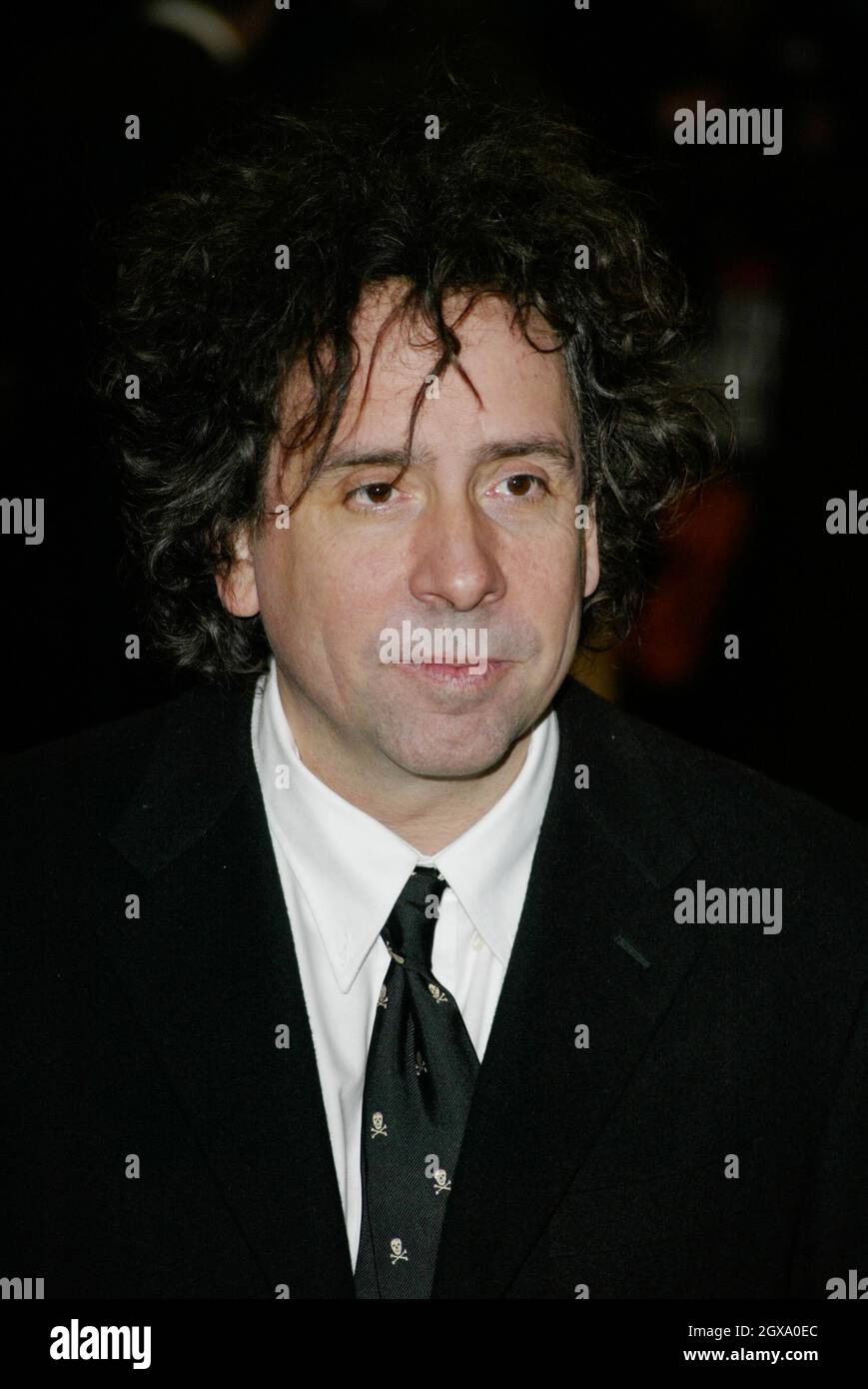 Tim Burton arriving at the BAFTAS, which took place in Leicester Square ...