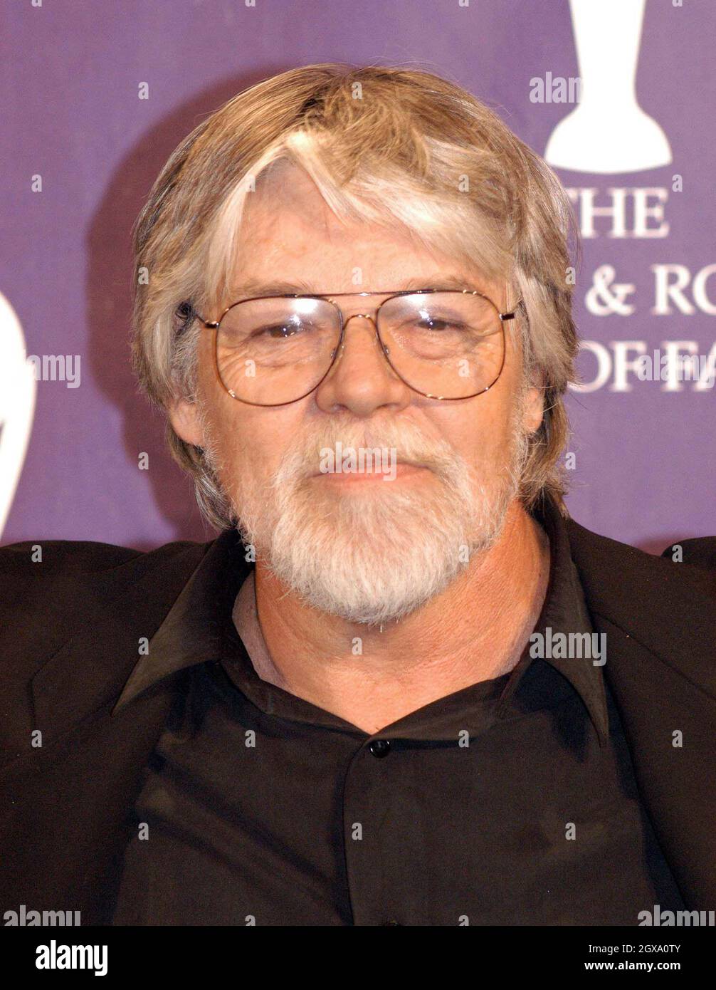 Bob Seeger in the press room with his induction award at the 19th ...