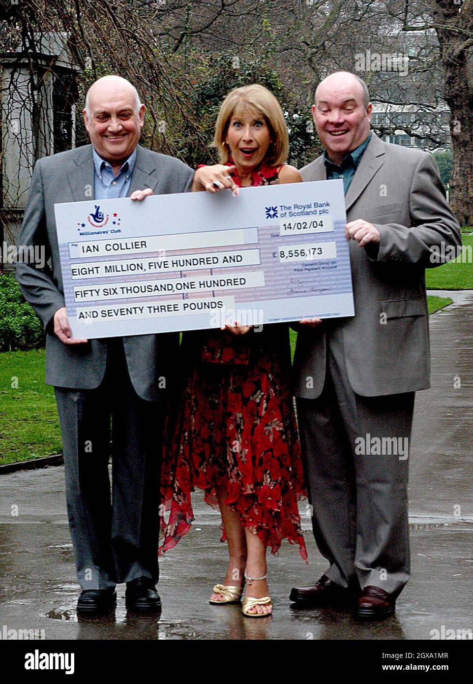 Ian Collier is celebrating being one of the luckiest men in Britain ...