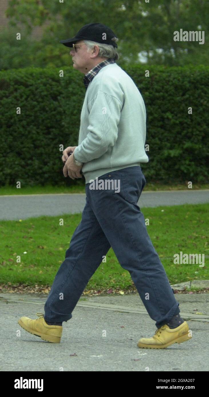 David Jason seen for the 1st time in his Jaguar X8. He is pictured ...