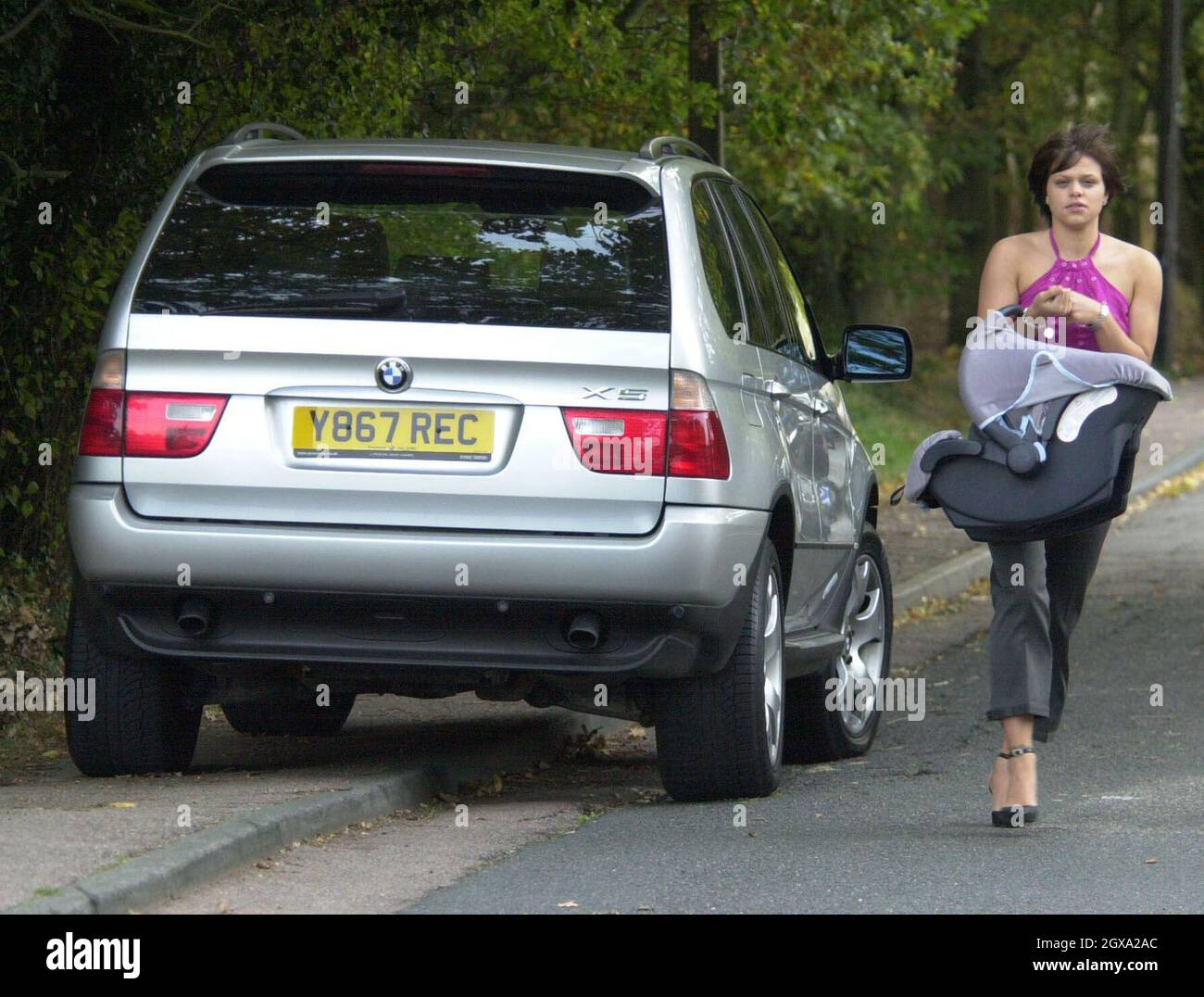 Jade goody back with partner Jeff Brazier attend the christening of ...
