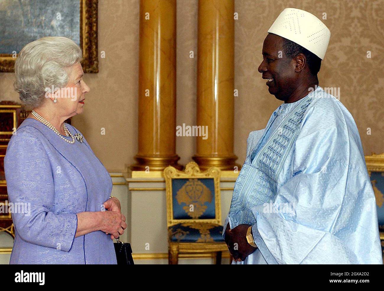 Britain's Queen Elizabeth II receives his Excellency the Ambassador of ...