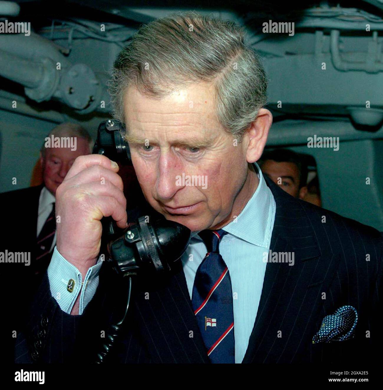 THE PRINCE CHATS TO CHIEF PETTY OFFICER NEIL SMITH FROM COVENTRY ABOUT ...