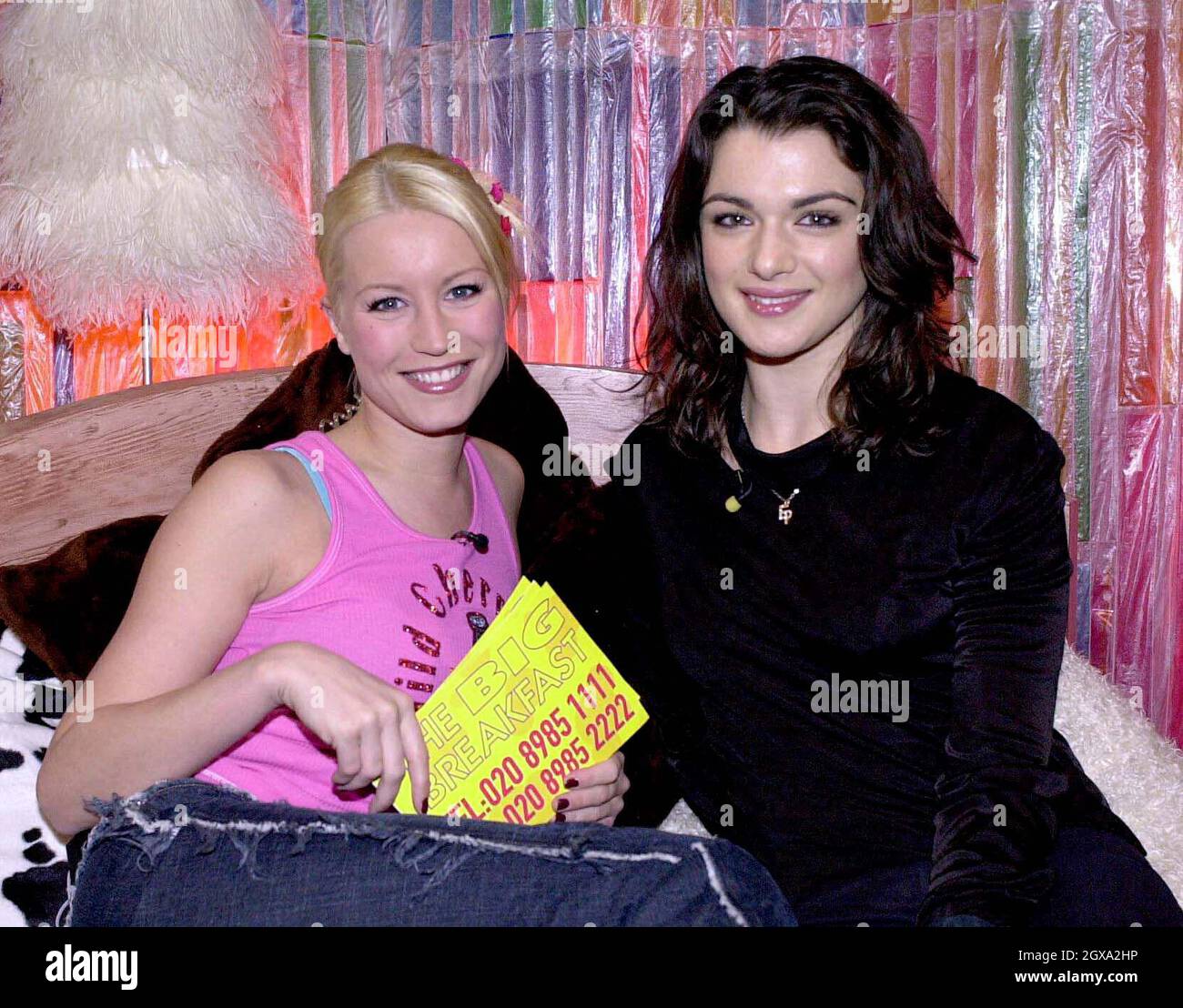 Rachel Weitz appearing on The Big Breakfast Show with Johnny Vaughan ...