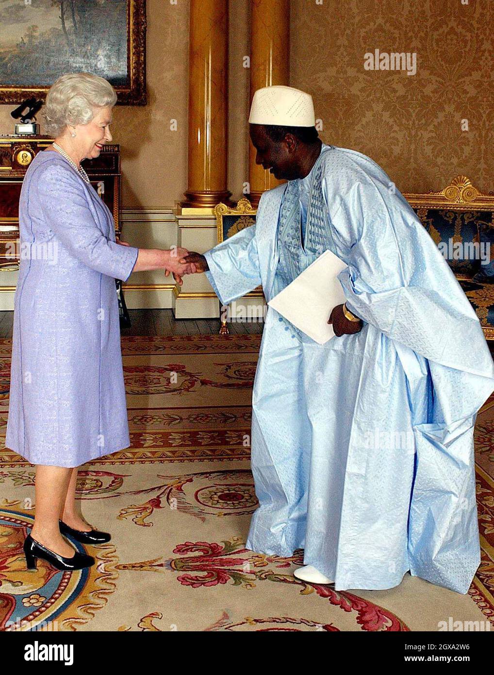Queen elizabeth ii receives his excellency the ambassador of mali hi ...