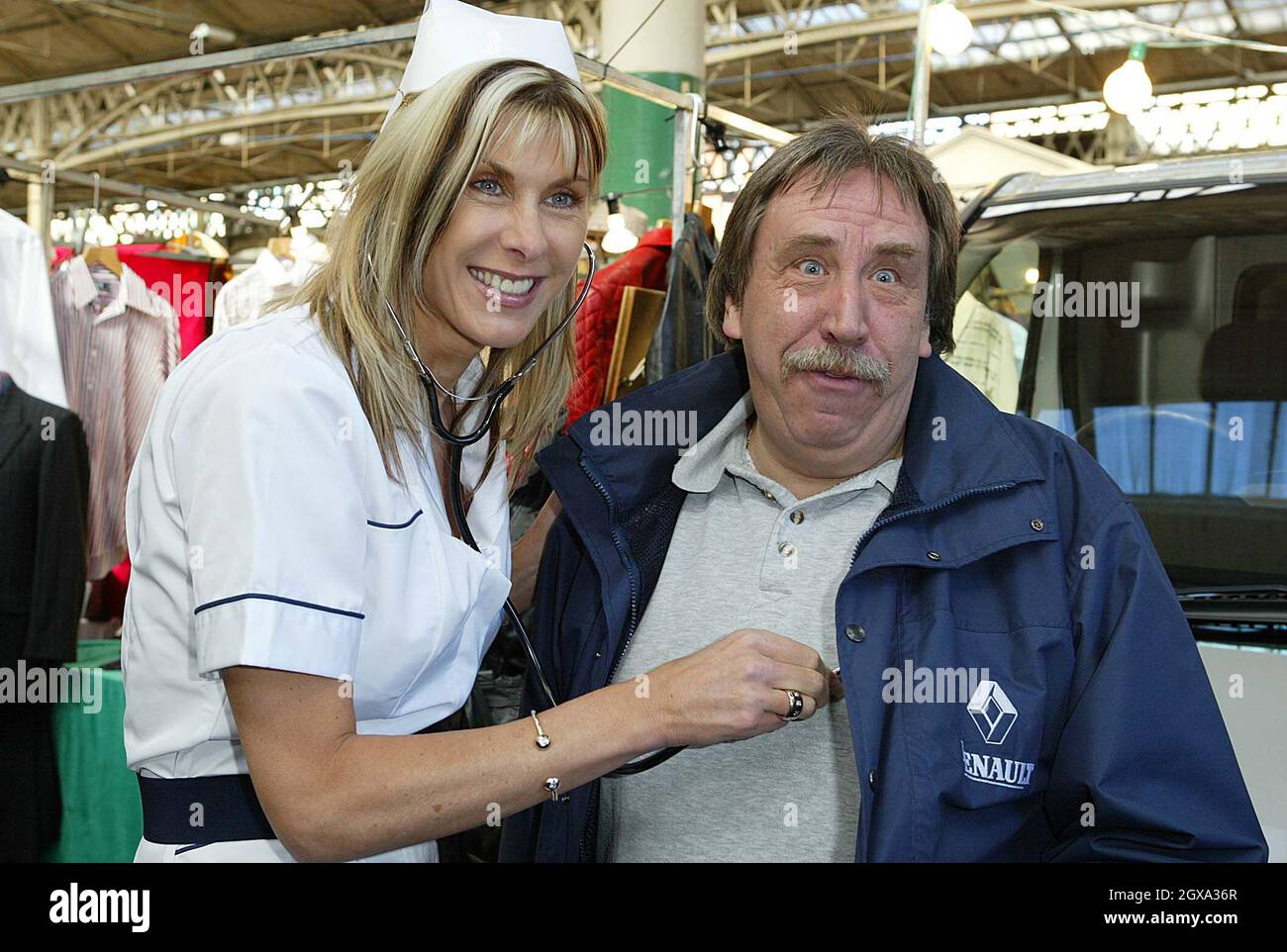 Sharron Davies and her daughter Grace paid a visit to Spitfields market ...