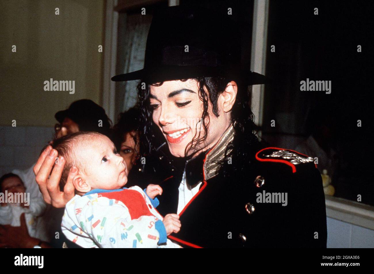 Michael Jackson With His Baby