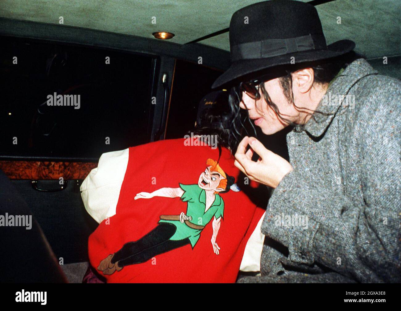 Michael Jackson with Brett Barnes. Barnes was one of the children who ...