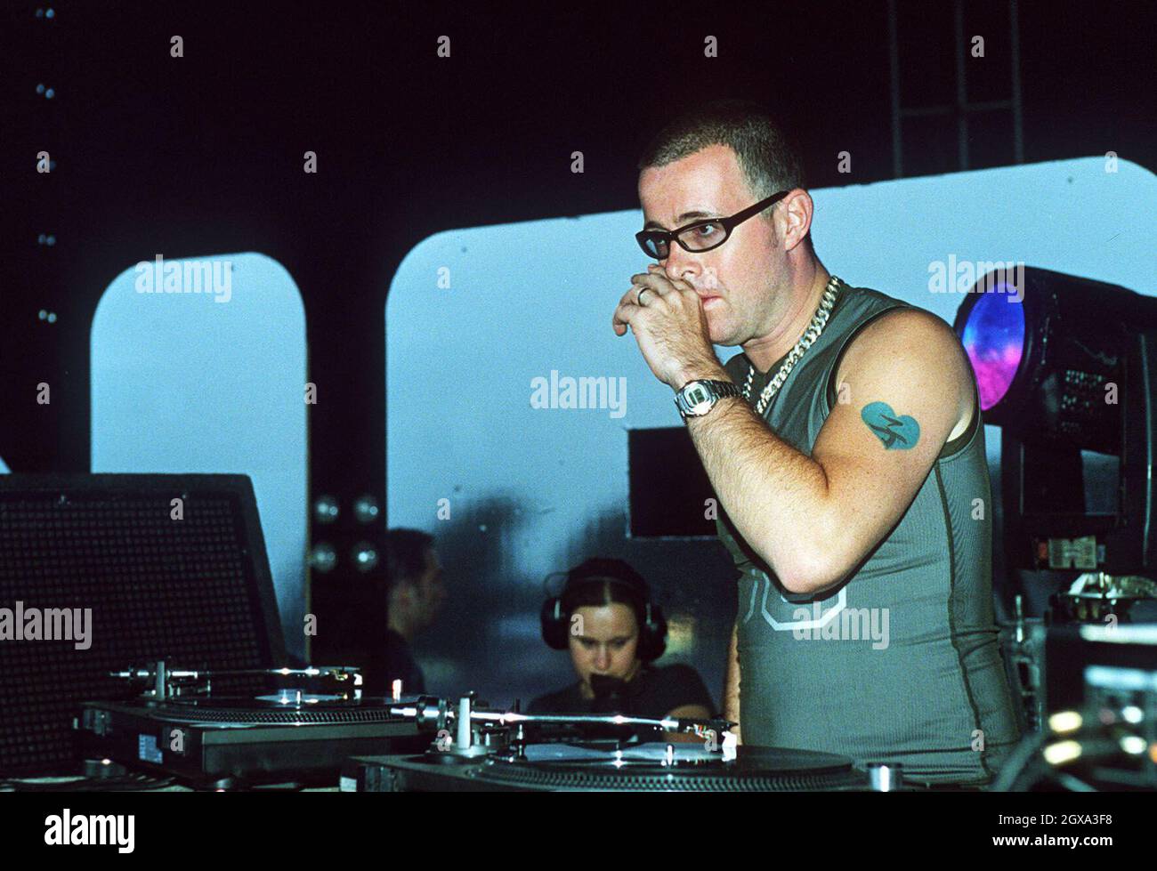 Judge Jules performing at the love parade at leeds Stock Photo - Alamy