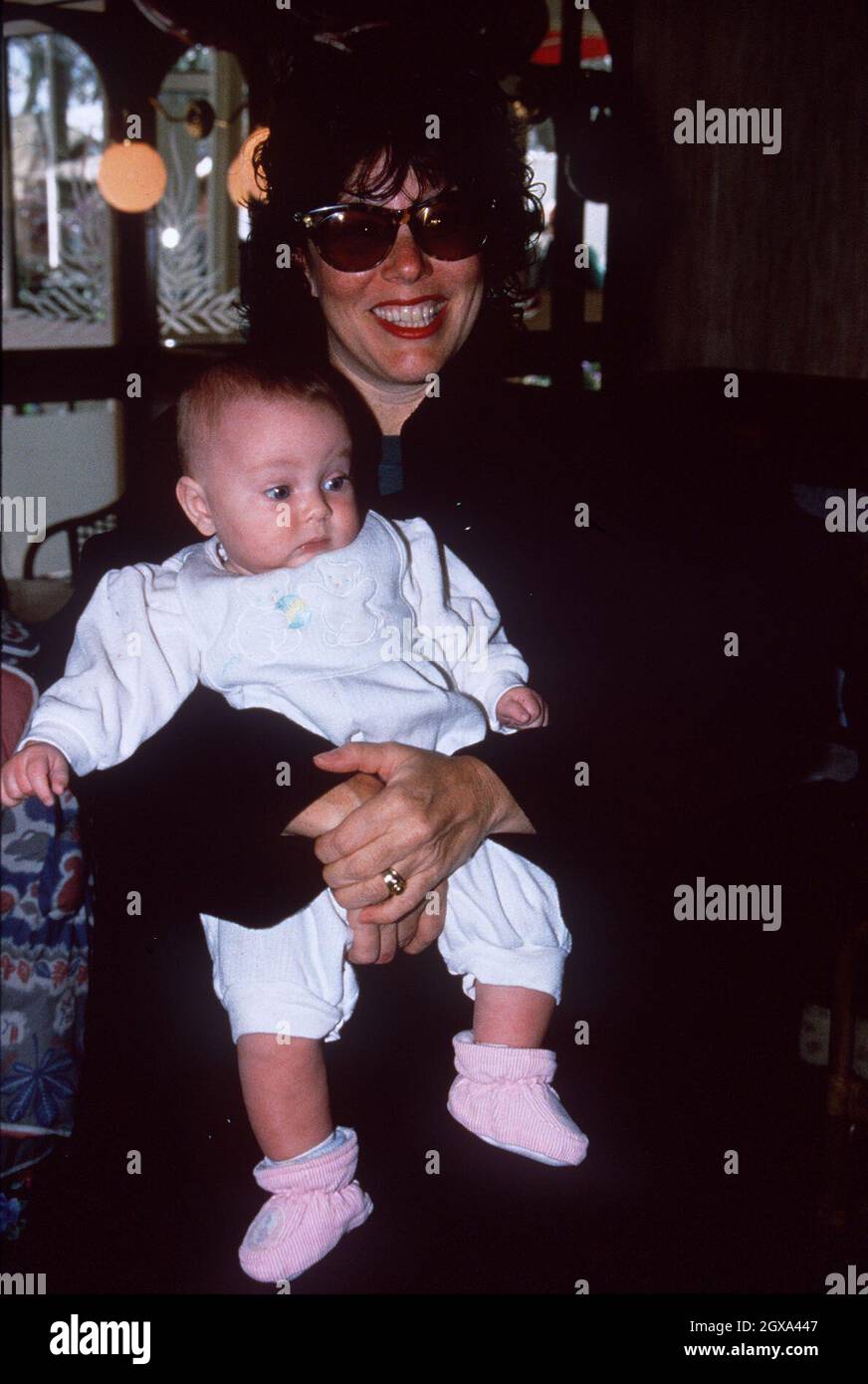 Ruby Wax and daughter Stock Photo - Alamy