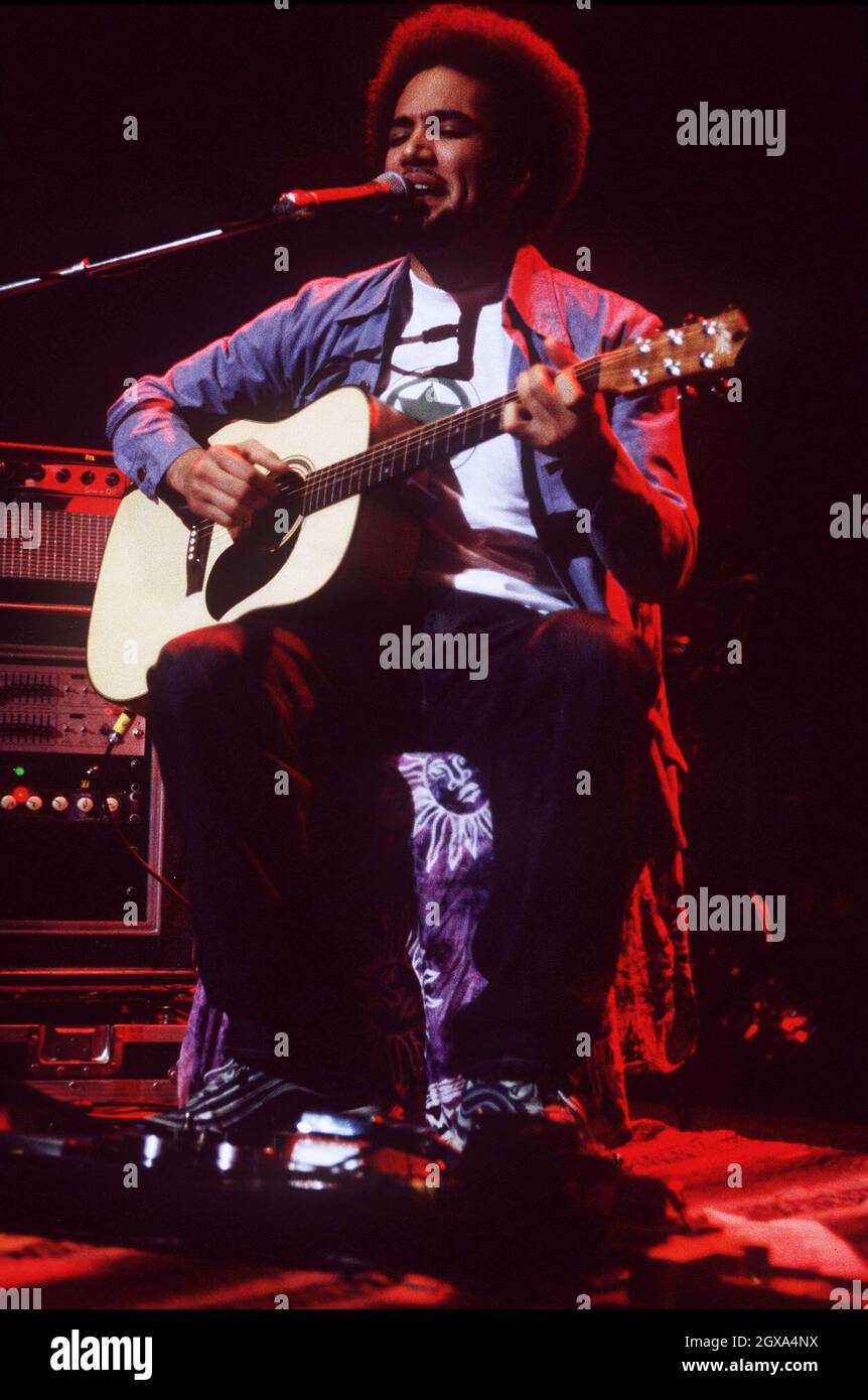 Ben Harper performing live in concert at the Royal Albert Hall in ...