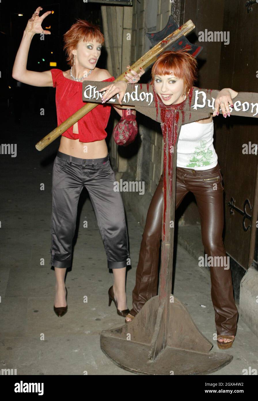 The Cheeky Girls at London Dungeon's Traitor: Boat Ride to Hell. It is ...