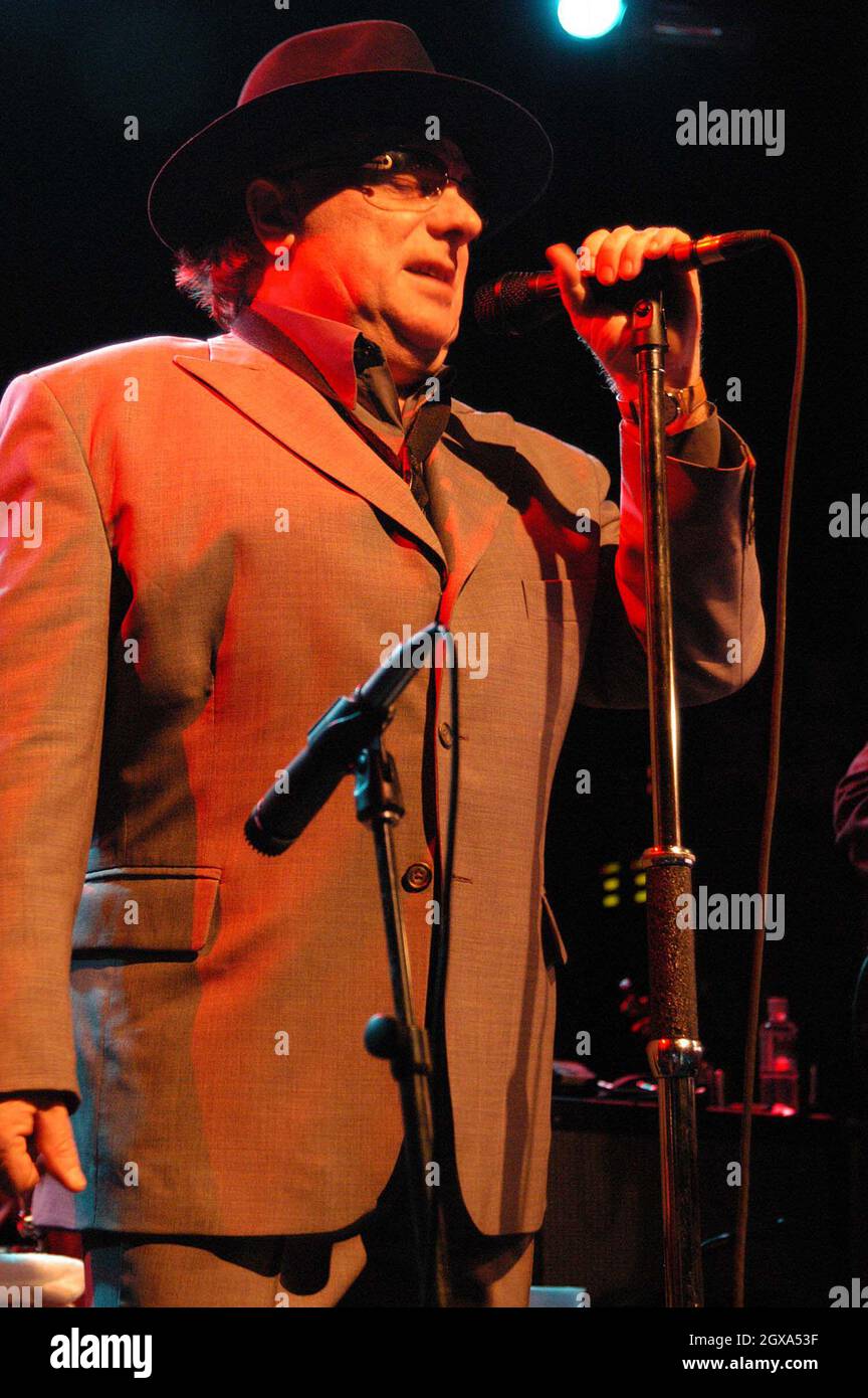 Van Morrison performing live at the Irving Plaza Stock Photo - Alamy