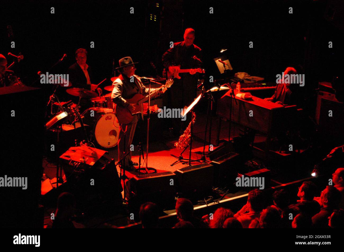 Van Morrison performing live at the Irving Plaza Stock Photo - Alamy