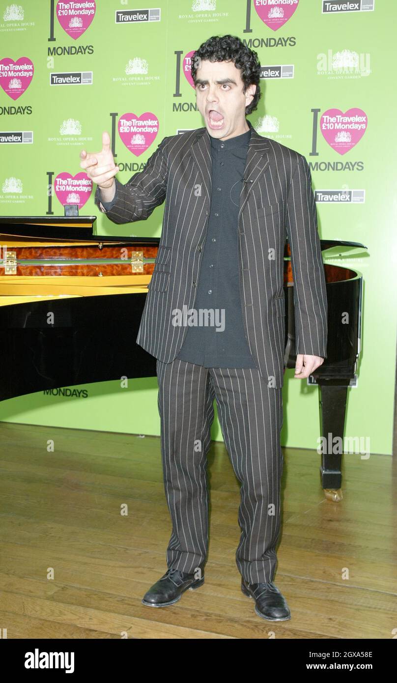 Rolando Villazon at the Royal Opera House in Covent Garden where the ...