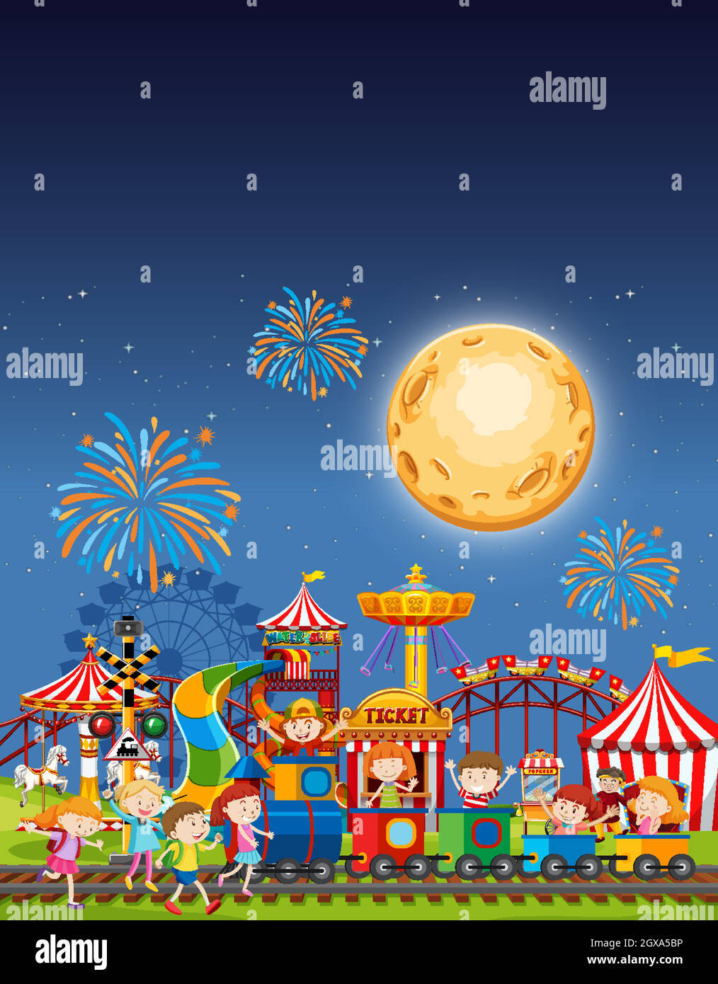 Moon roller Stock Vector Images - Alamy