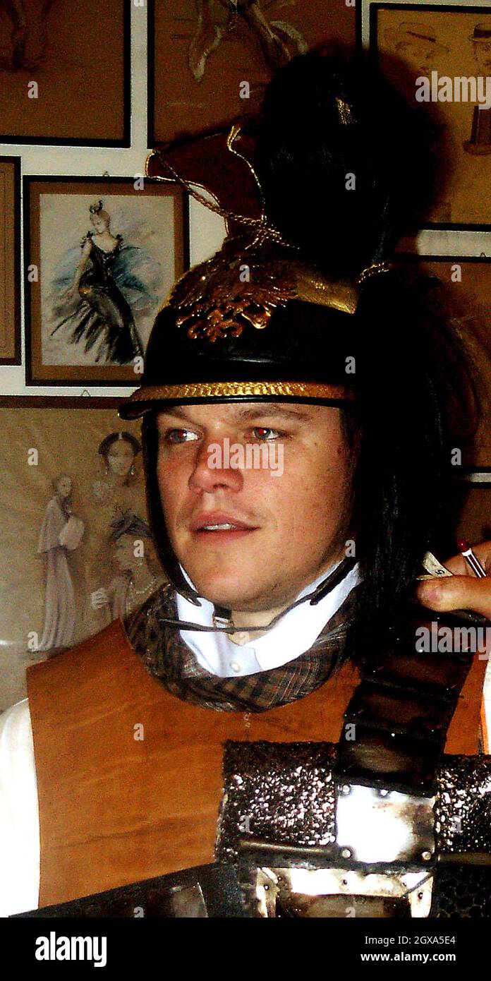 Matt Damon in director Terry Gilliam's upcoming The Brothers Grimm ...