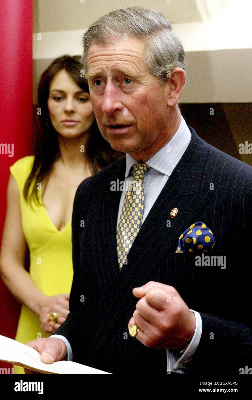 The Prince of Wales (left) and Johnny Cameron (right) , the Royal Bank ...