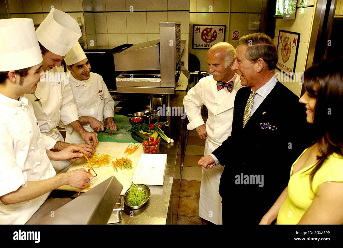 The Prince of Wales (left) and Johnny Cameron (right) , the Royal Bank ...