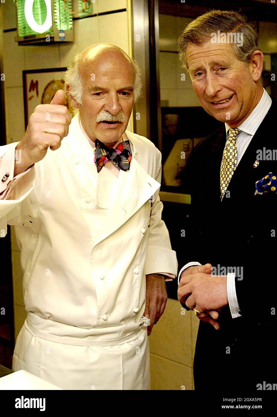 The Prince of Wales (left) and Johnny Cameron (right) , the Royal Bank ...