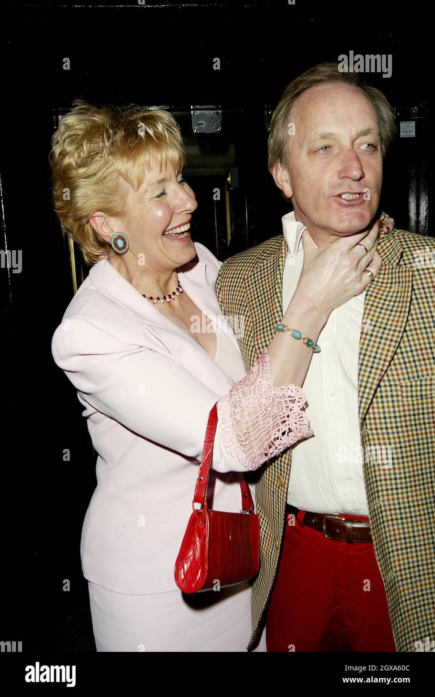 Neil Hamilton and Christine Hamilton at the Embassy club Stock Photo ...
