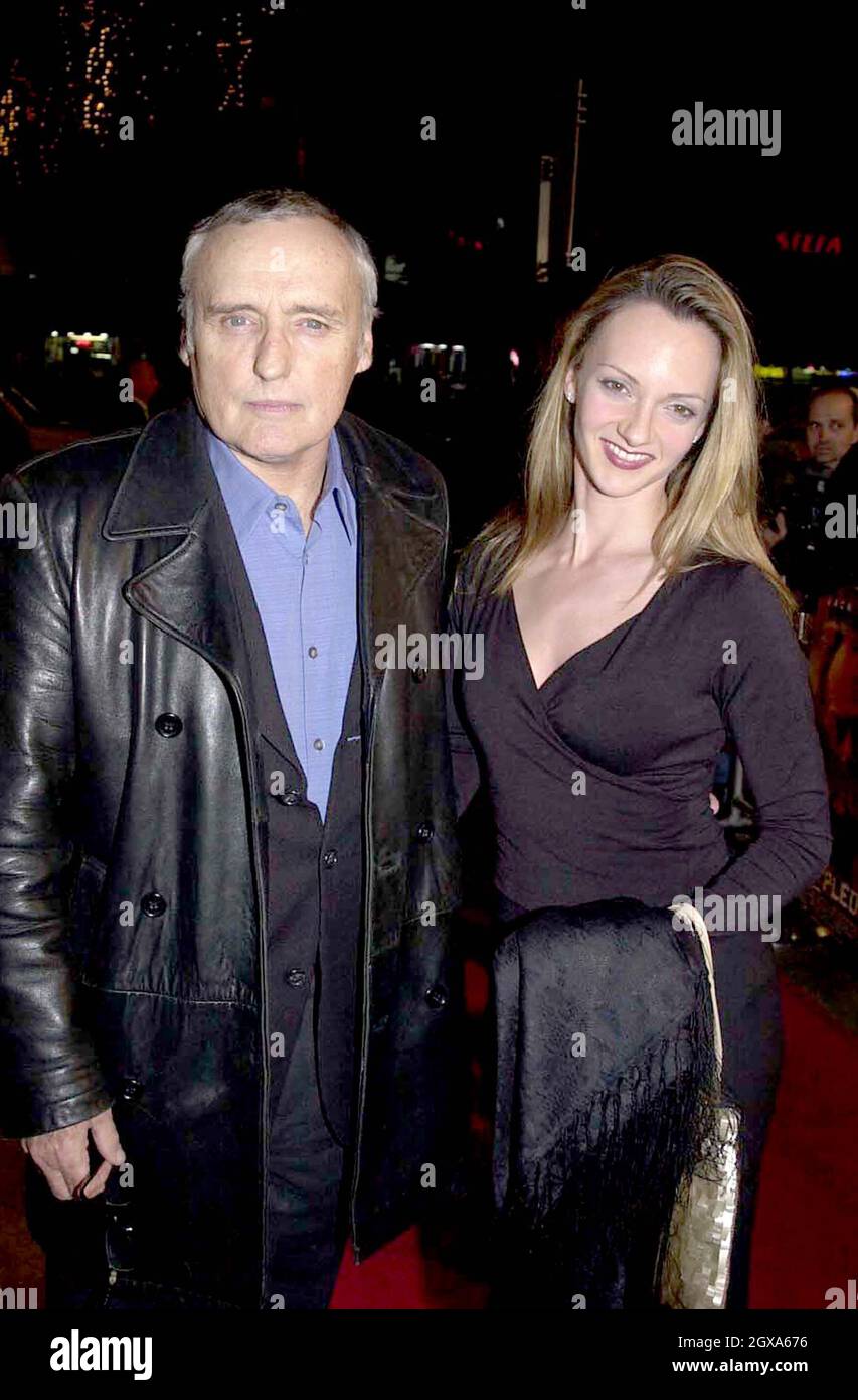 Dennis Hopper at the premiere of "The Pledge", held in Los Angeles ...