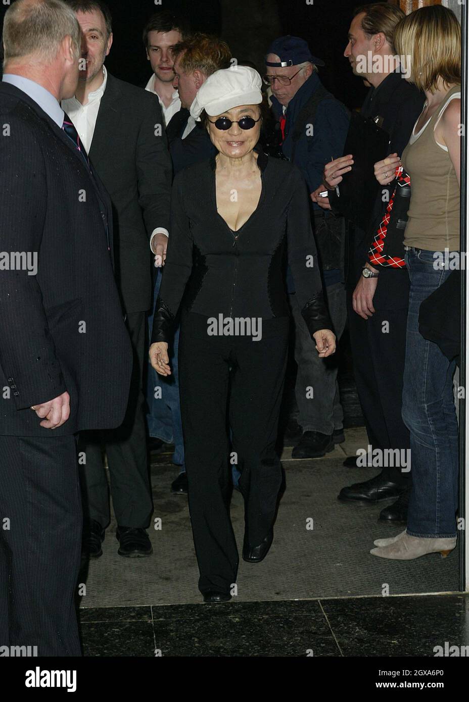Yoko Ono and Bob Geldof present winners (Doug Fishbone and Saskia Olde ...