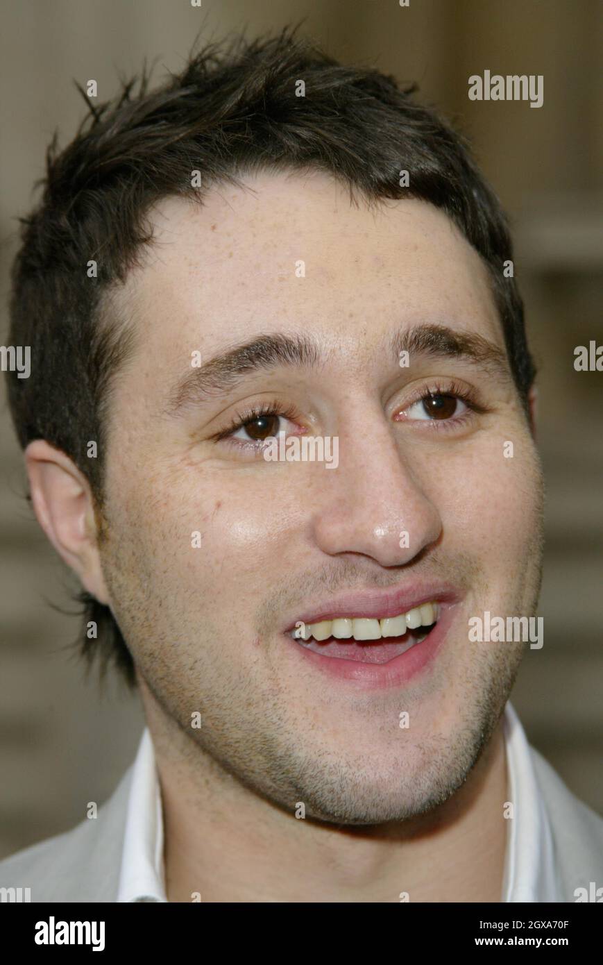 Portrait of boyband blue hi-res stock photography and images - Alamy