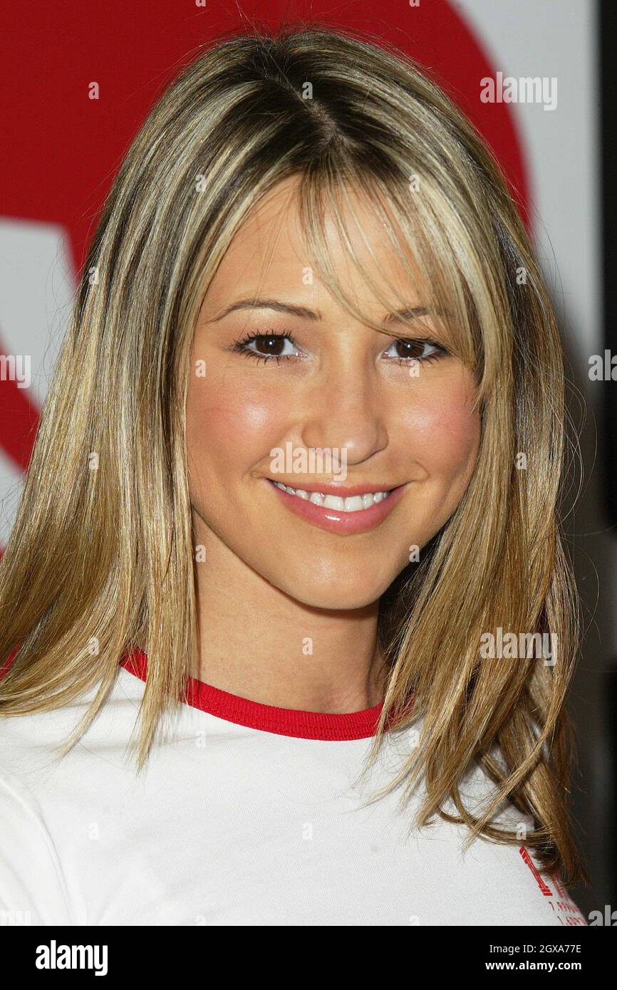 Rachel Stevens at the extra Mile for Sport Relief 2004 Stock Photo - Alamy