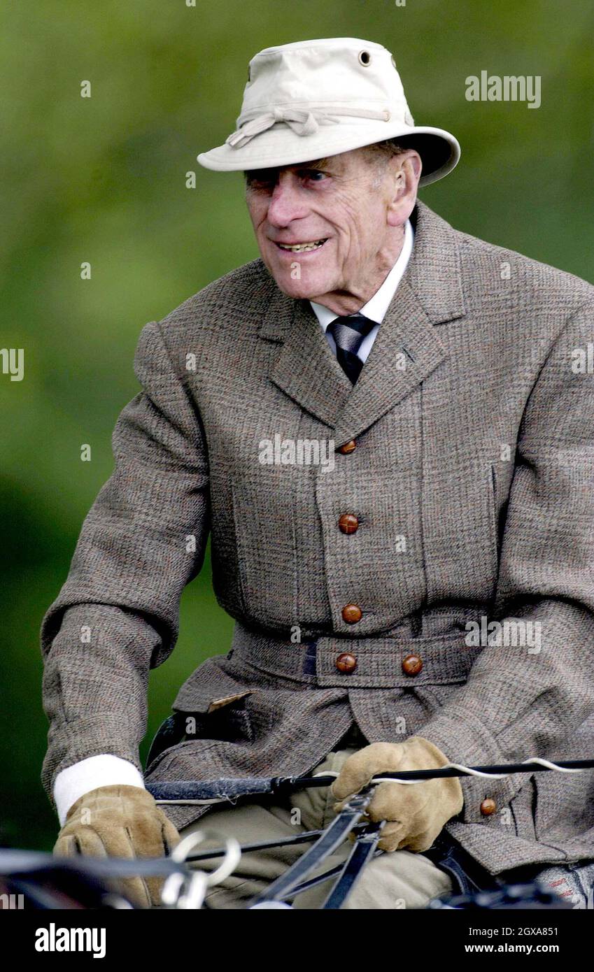 Prince Philip takes part in the Land Rover International carriage Grand ...