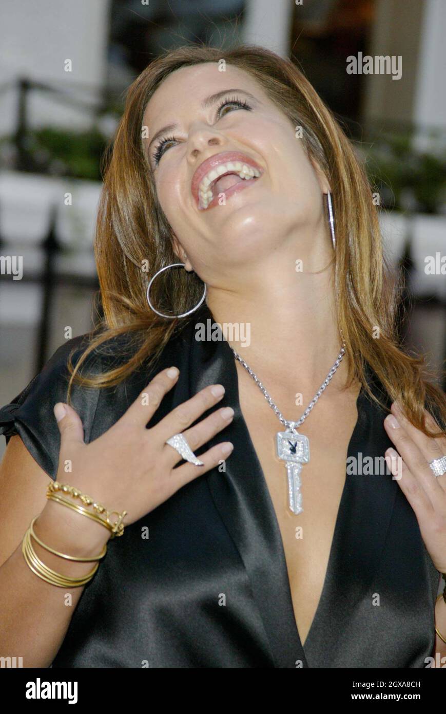 Jade Jagger arrived at the re-opening party of Asprey, situated on ...