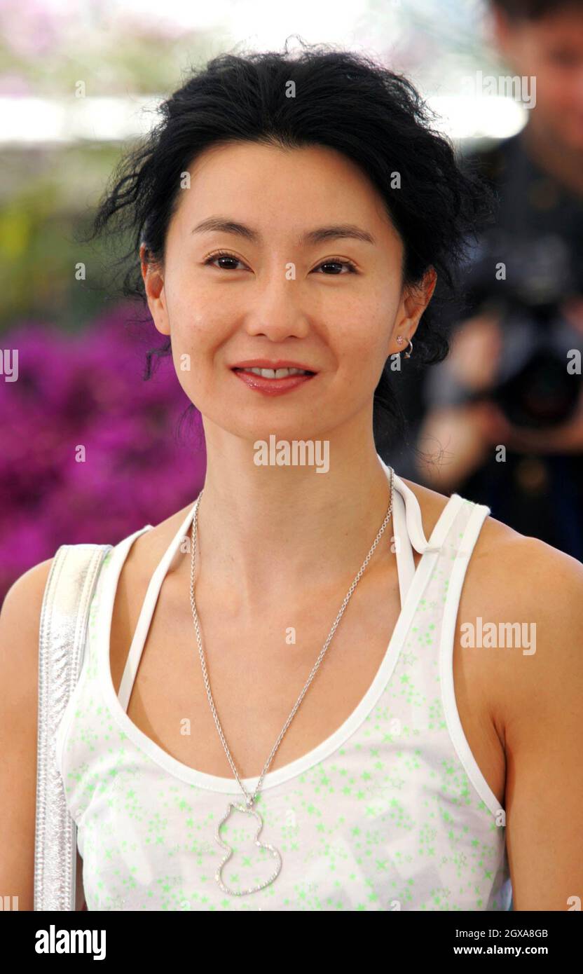 Maggie Cheung at the photocall for Clean, part of the Cannes Film ...