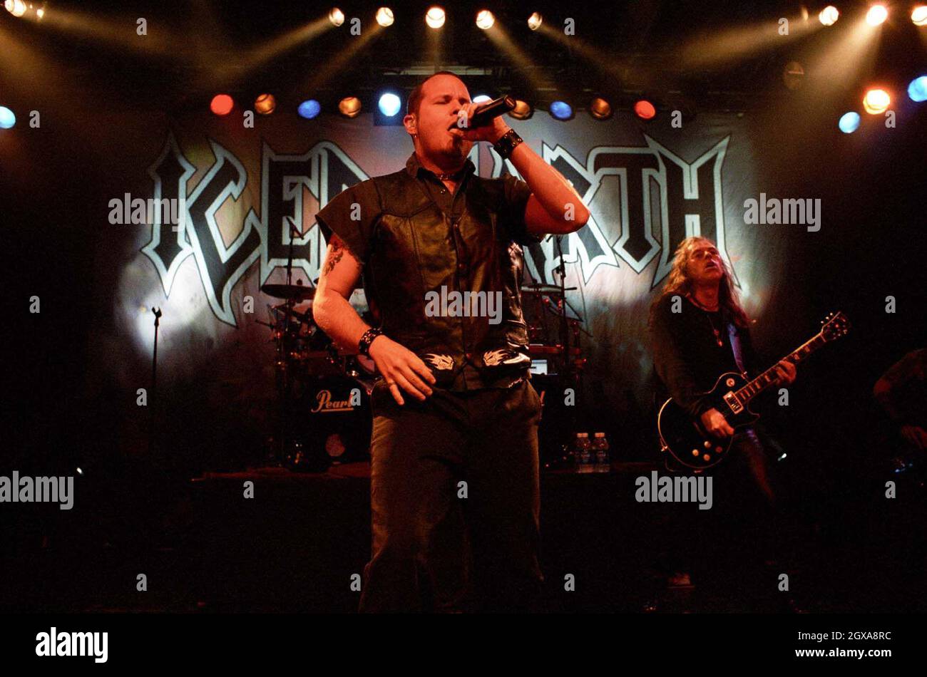 Iced Earth perform at the Commodore Ballroom in Vancouver Stock Photo ...