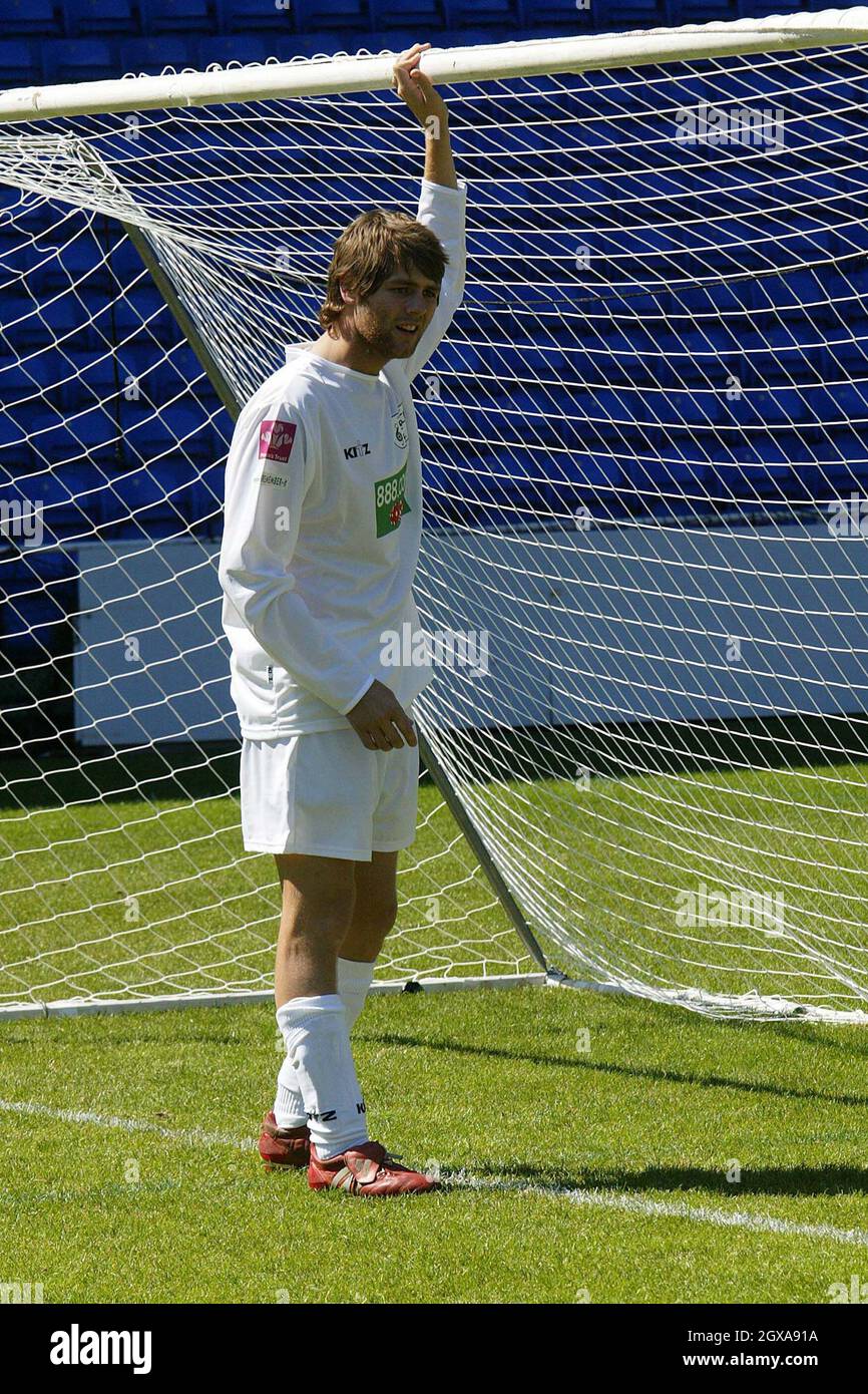 Brian Mcfadden at the Soccer Six at the Madejski Stadium in Reading ...