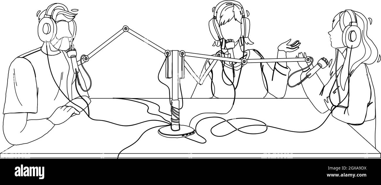 Women in journalism Stock Vector Images - Alamy