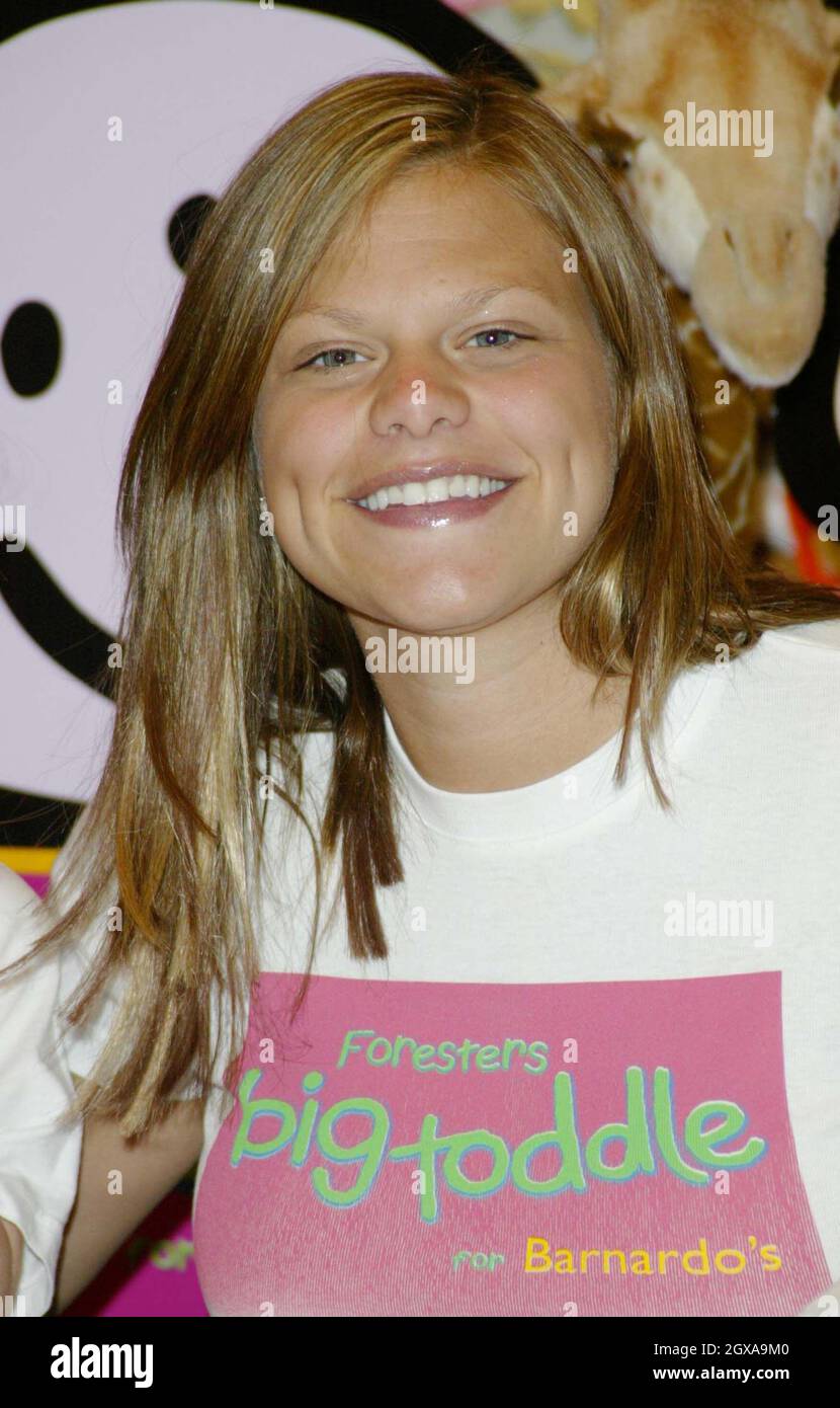 Jade Goody at Hamley's toyshop where the Big Brother star kicked off a ...