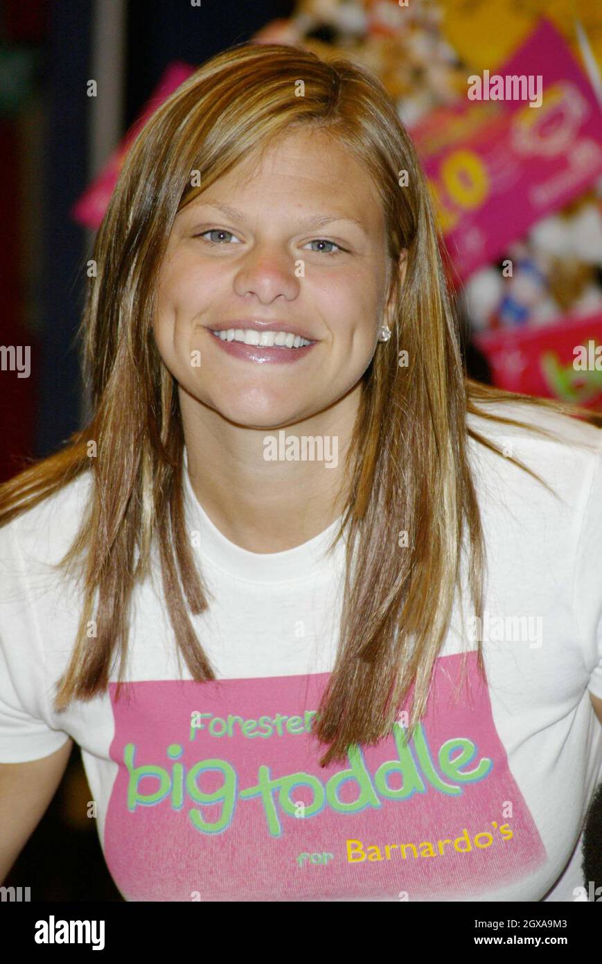 Jade Goody at Hamley's toyshop where the Big Brother star kicked off a ...