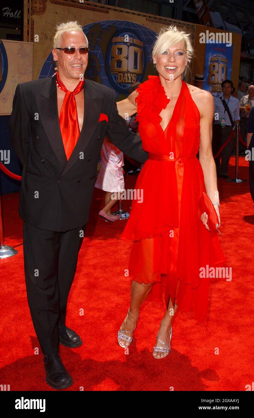 Micha Klein and wife Afke Klein at the premiere of Around The World In ...