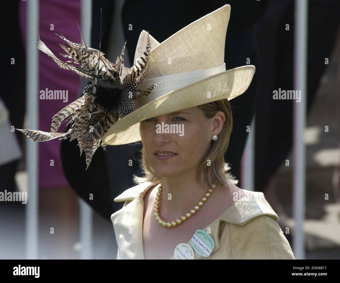Sophie, Countess of Wessex, wearing a fashionable hat, attends first ...