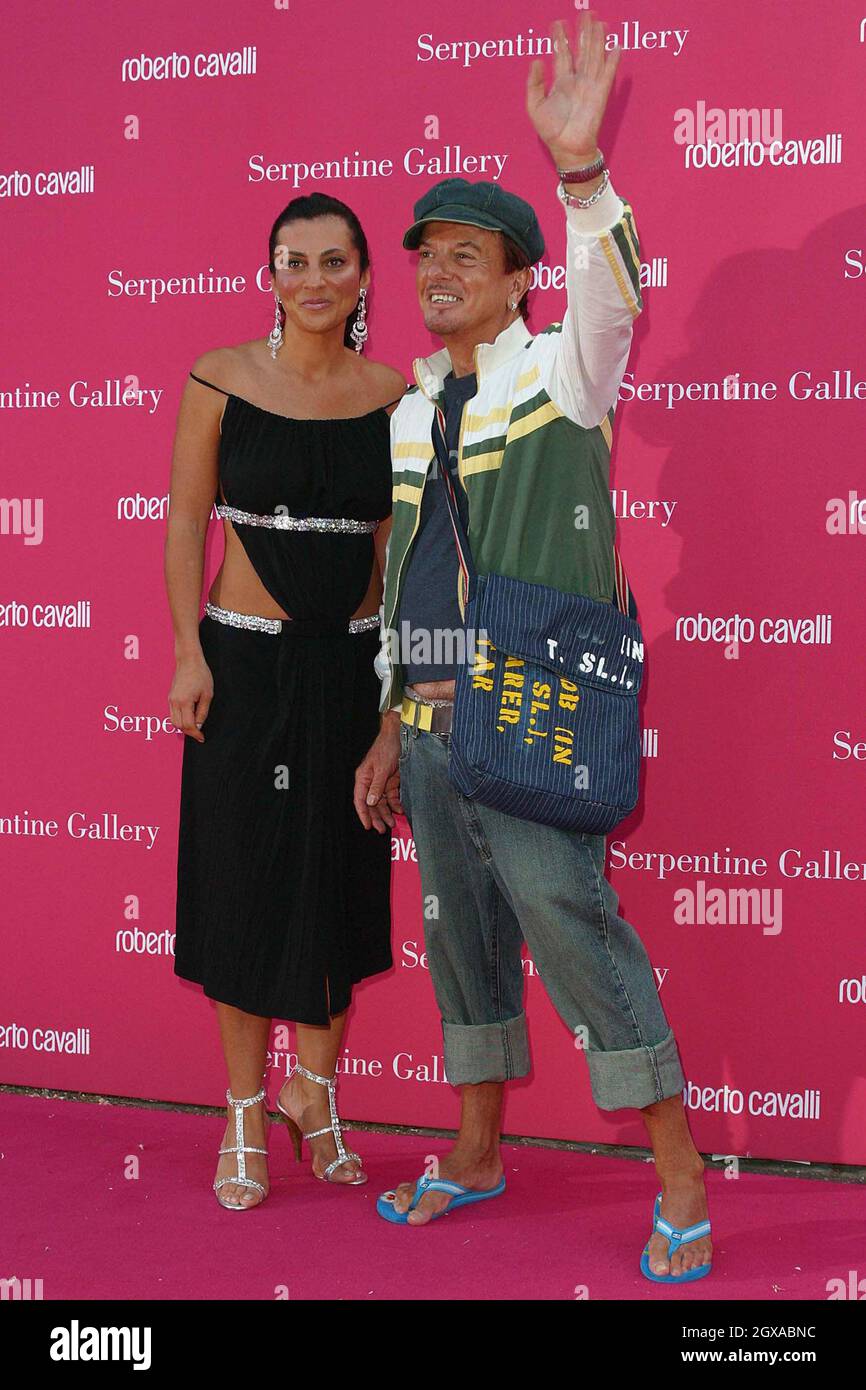 Nicky Haslam and companion arriving at the Serpentine Gallery Summer ...