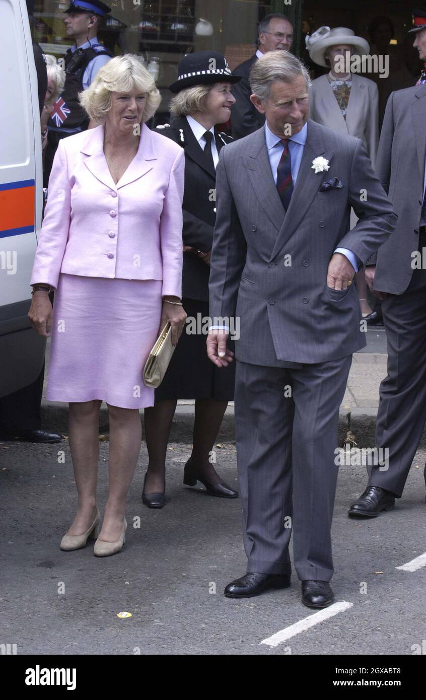 The Prince of Wales and Camilla Parker Bowles visit Marlborough in ...