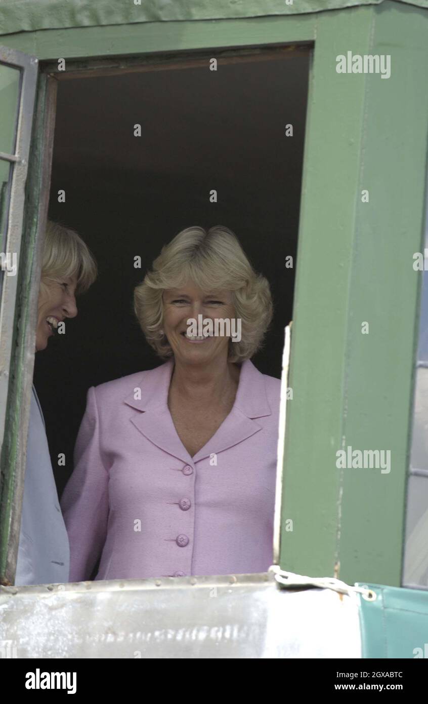 The Prince of Wales and Camilla Parker Bowles visit Marlborough in ...
